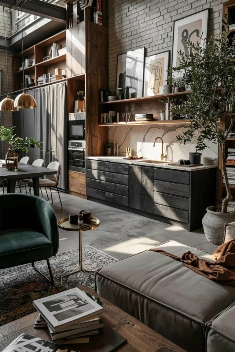 16 Stunning Modern Industrial Loft Designs for Urban Living - Shinku Studio