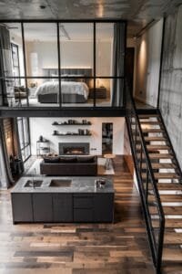 16 Stunning Modern Industrial Loft Designs for Urban Living - Shinku Studio