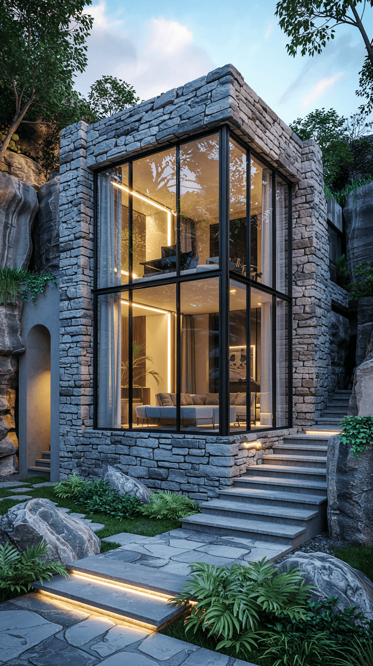 12 Modern Glass Extensions That Transform Traditional Stone Homes ...