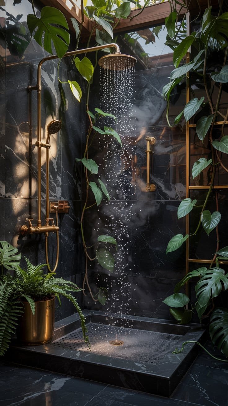 12 Shower Plants That Love Humidity + The Best Caddies to Display Them