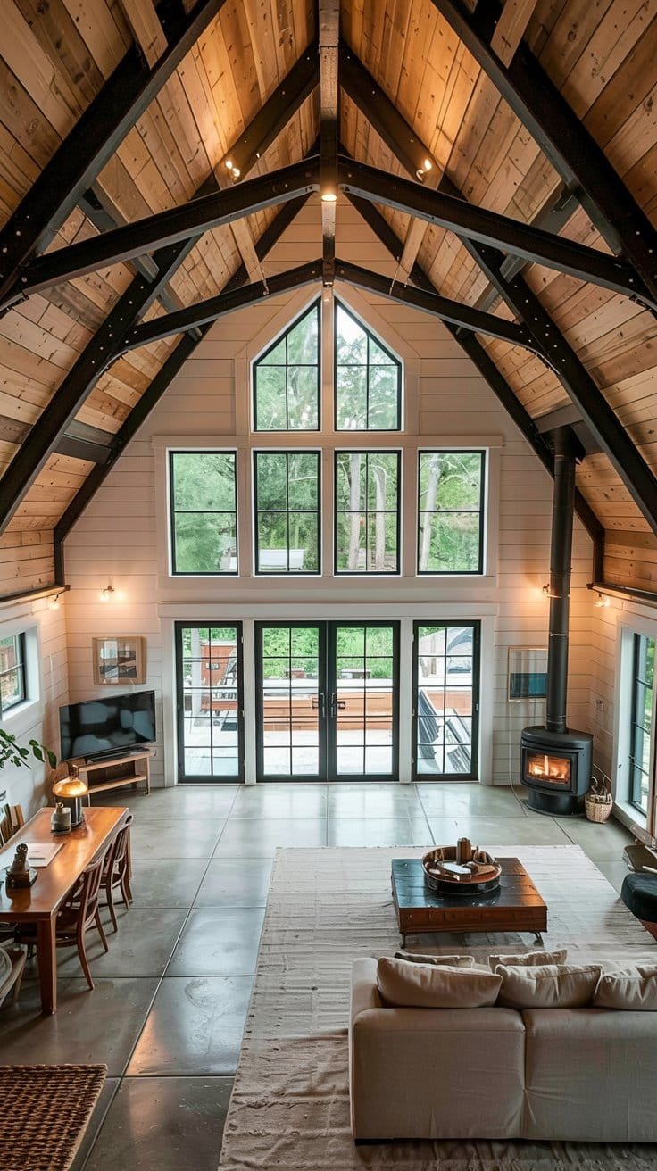 Modern Barn House Interiors That Blend Rustic Charm and Fresh Style ...